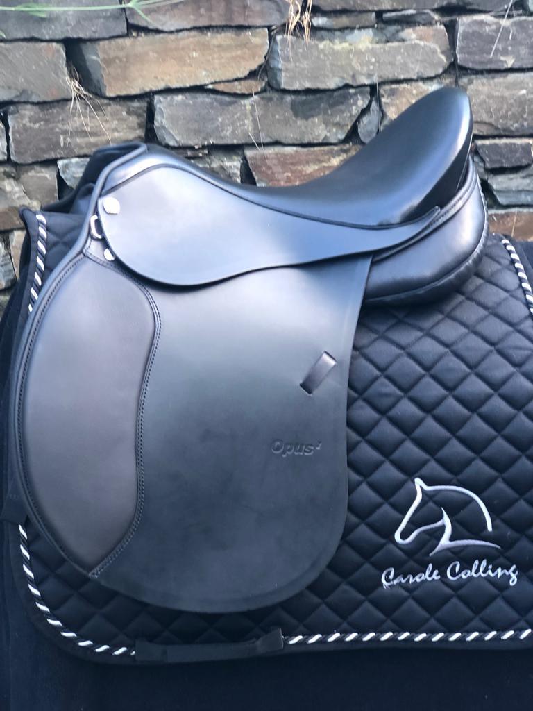 Sommer Opus VS schwarz-mocca 17“ Vielseitigkeitssattel [NEU] – Pferdesattel Shop